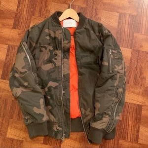 Stampd | Jackets & Coats | New Stampd Military Print Bomber Jacket ...